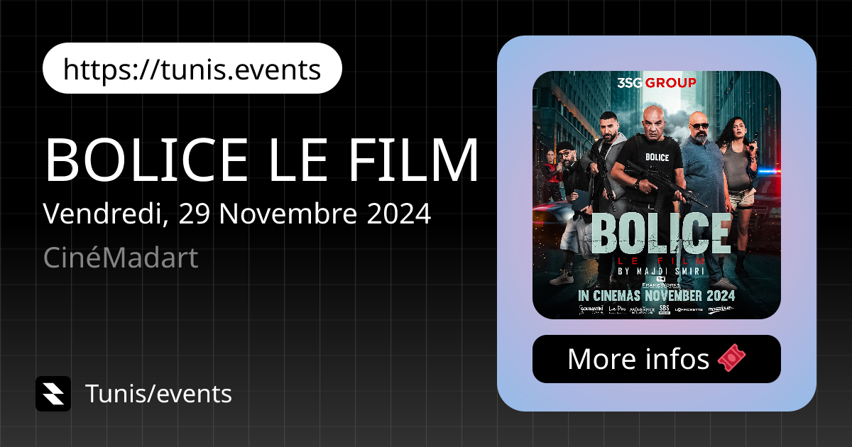 Bolice le film - tunis.events