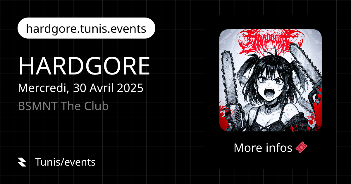 Hardgore - tunis.events